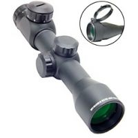 Leapers 5th Gen 4X32 Mini Size Range Estimating Mil-Dot Red/Green ...