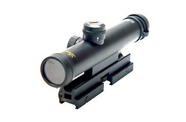 Leapers Golden Image 4x28 Mini Szie AR-15 Scope with Bullet Drop ...