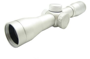 NcSTAR Illuminated Pistolero Rifle Scope - 2.5x30E Silver Pistol Scope ...