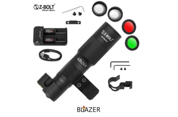 Z-Bolt Blazer LEP Weapon Light - 18350 - Hot Button & ARMS Mount . Z ...