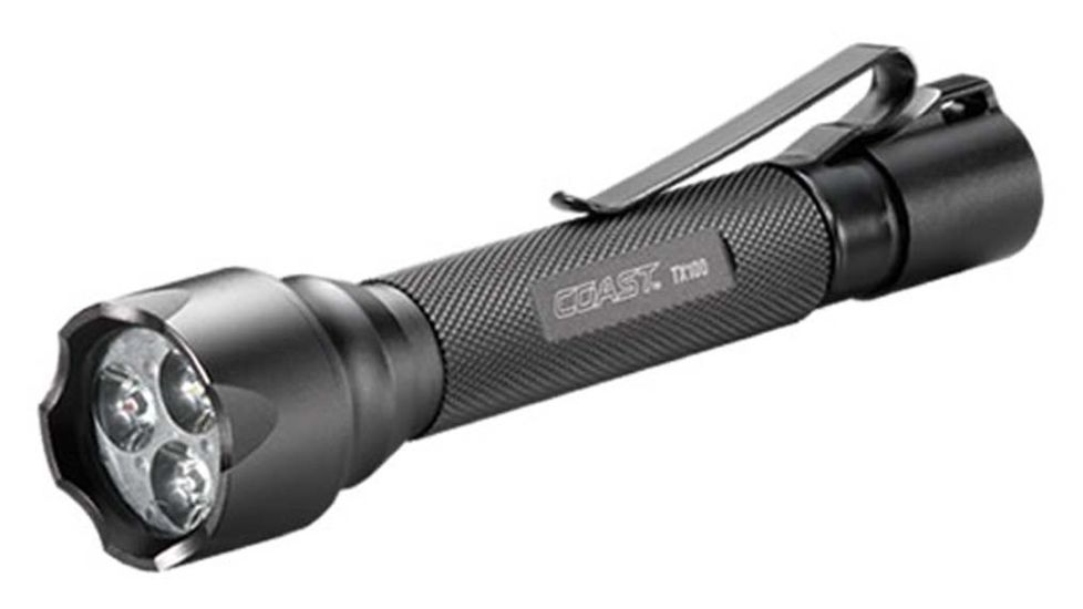 Coast TX100 Tactical Flashlight w/ 3 Color Beams 20321. Coast Flashlights.