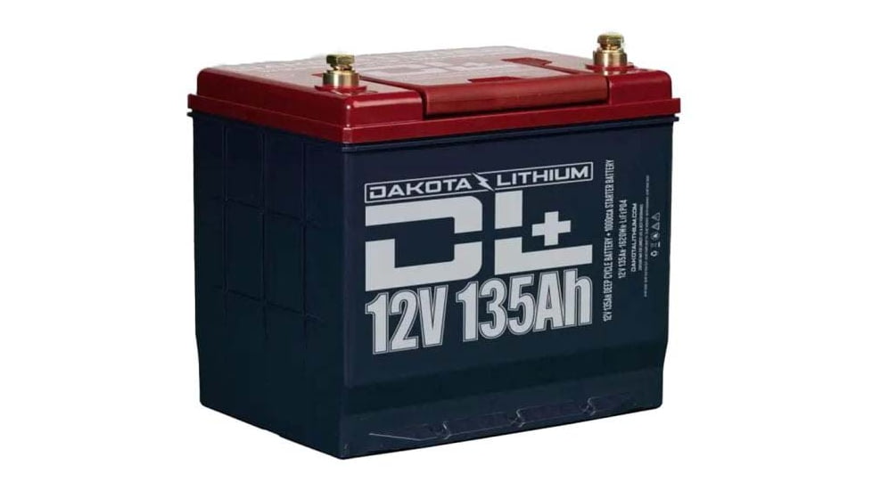 Dakota Lithium Plus 12V 135Ah Dual Purpose 1000CCA Starter Battery ...