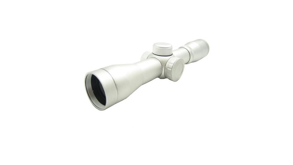 NcSTAR Illuminated Pistolero Rifle Scope - 2.5x30E Silver Pistol Scope ...