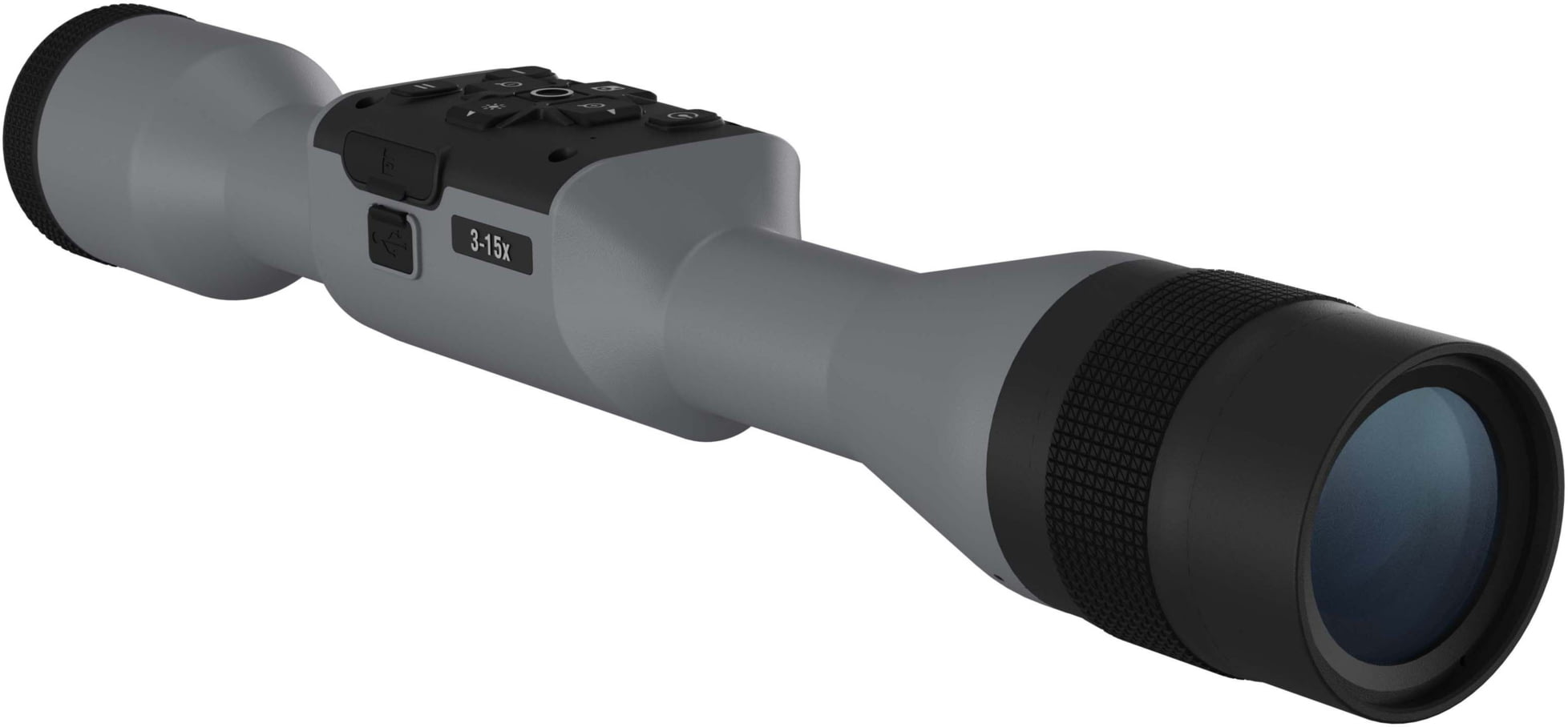 ATN X-Sight 5 3-15x UHD Smart Day/Night Hunting Rifle Scope, 30mm Tube ...