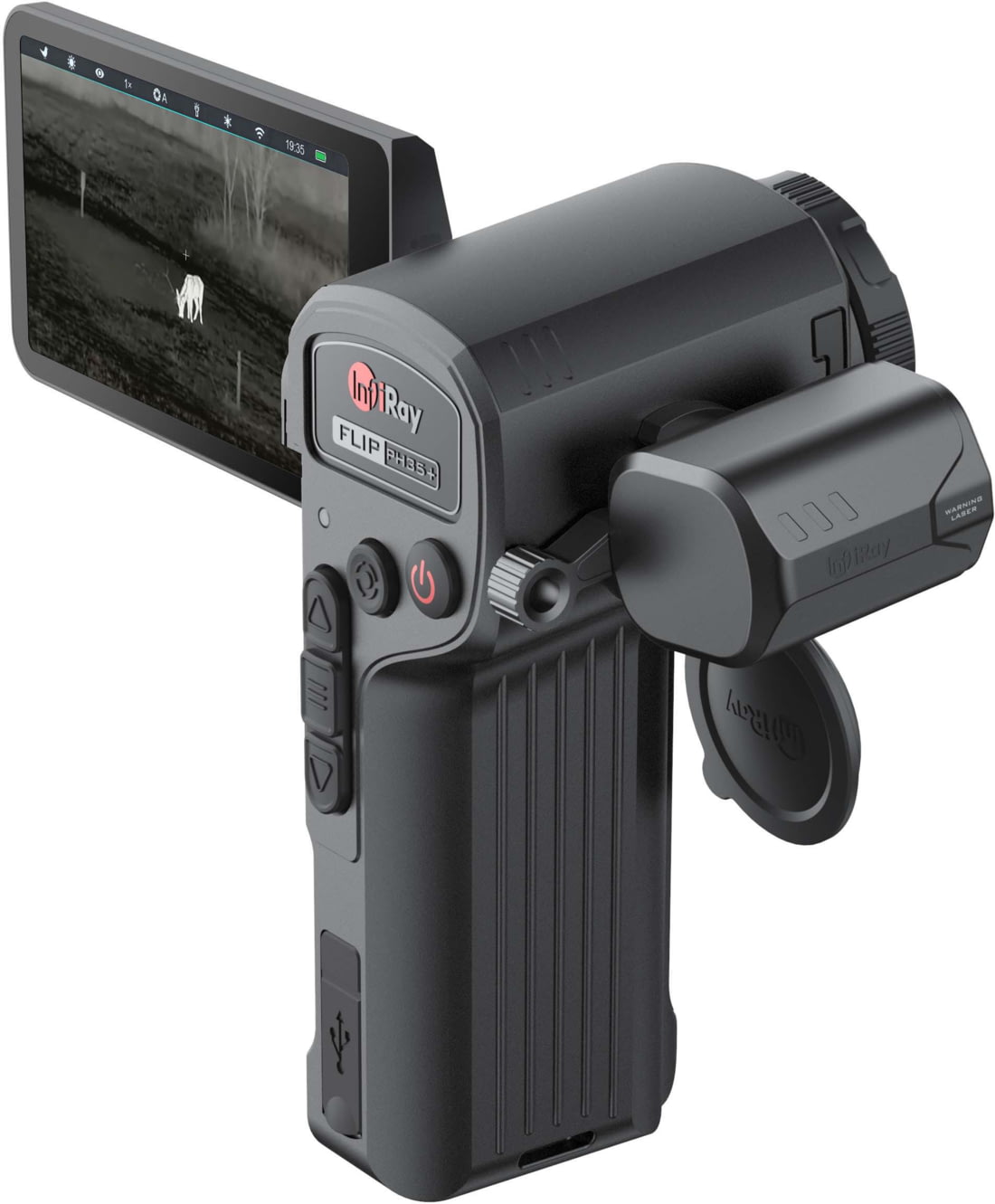 Infiray Flip Large Screen Thermal Imager Camera w/Rangefinder PH35PLUS ...