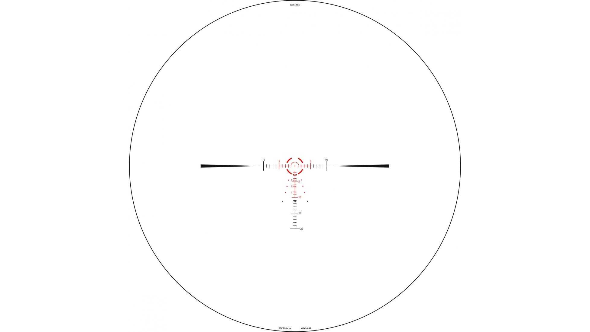 Hi-Lux Optics CMR 4X24mm Tactical Rifle Scopes, 30mm Main Tube ...