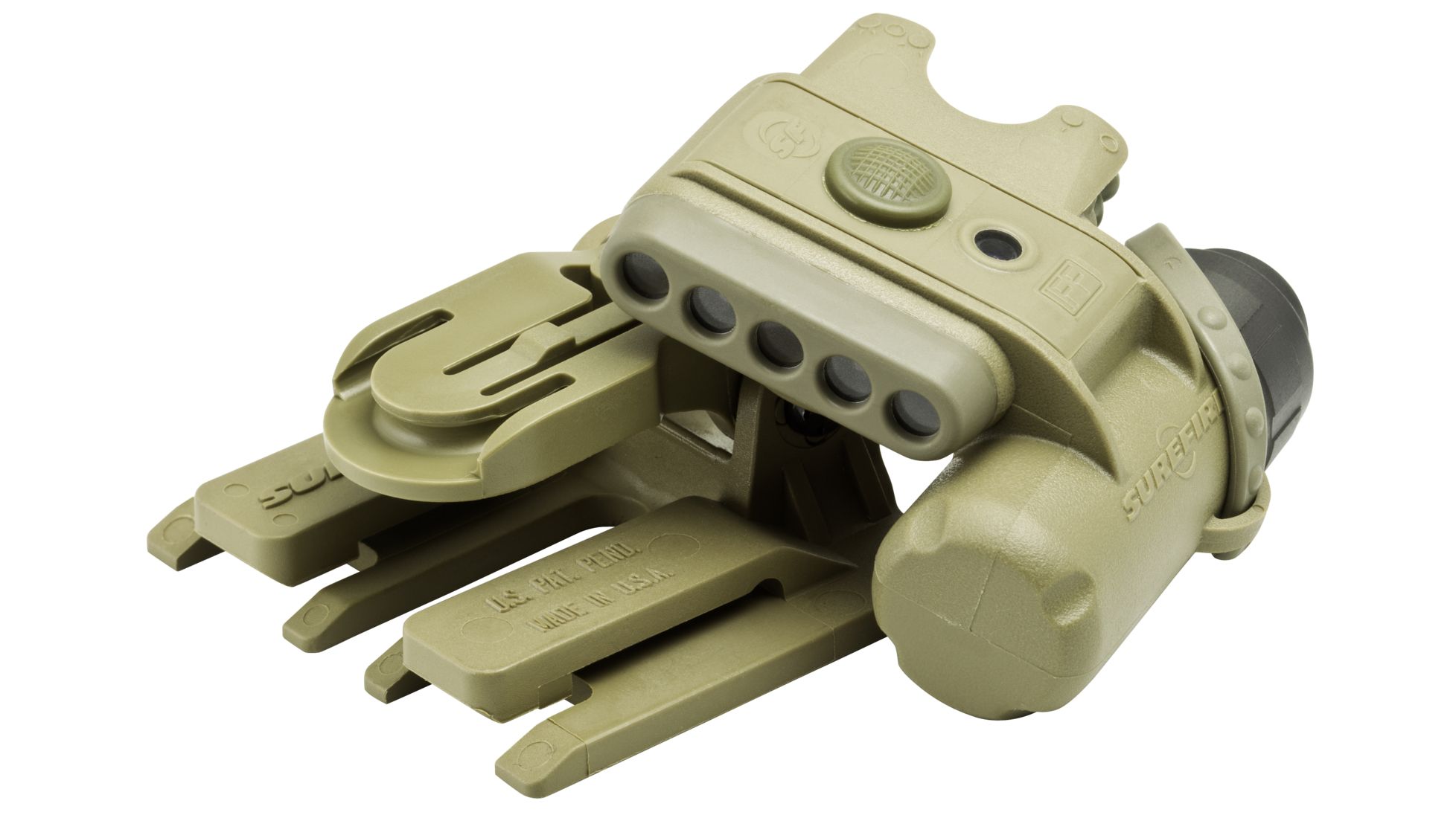 SureFire Tactical Helmet LED Light/Military Helmet Mount Flashlight ...