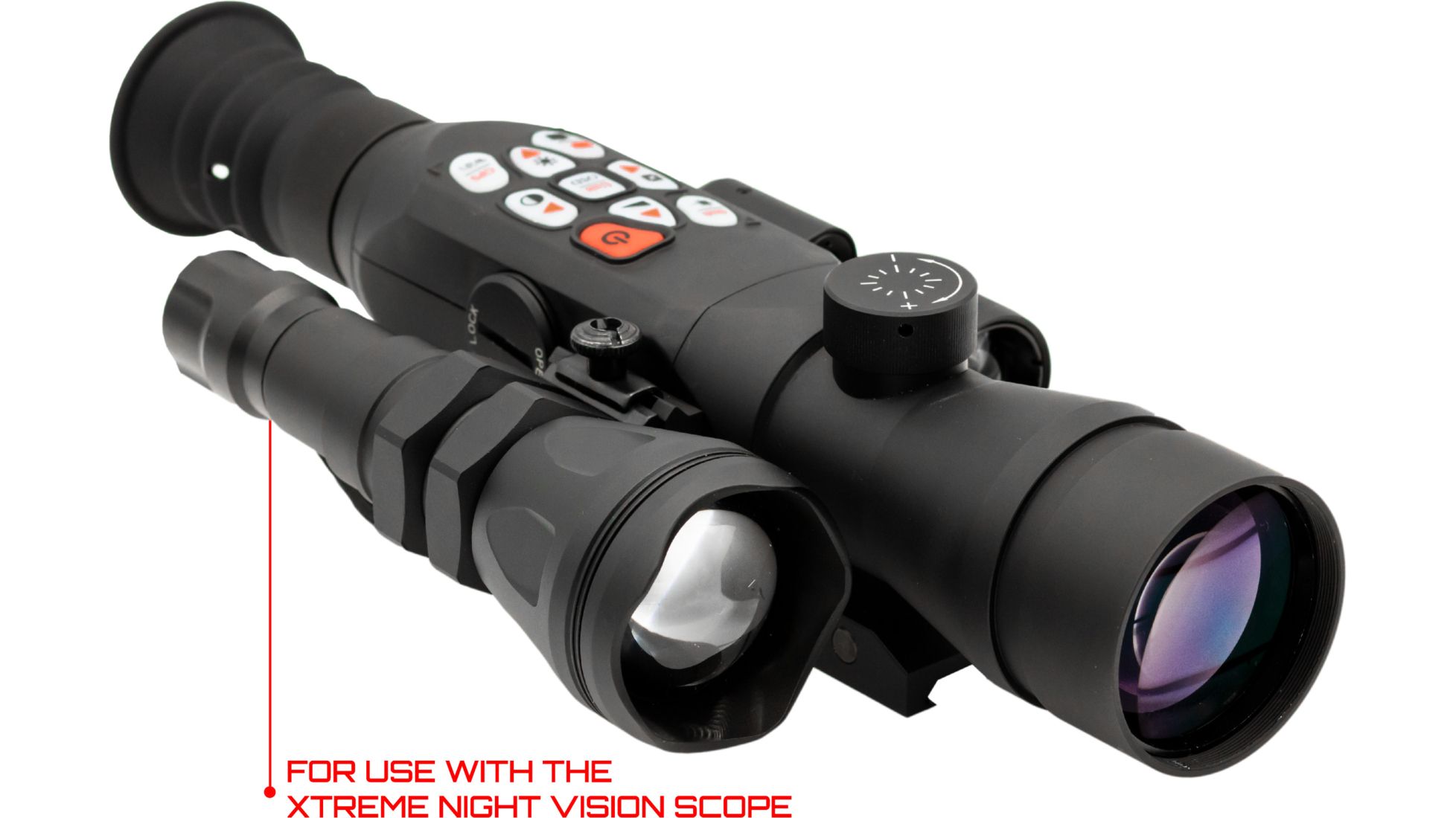 X-Vision Night Vision 18650 940 nm IR LED Flashlight . X-Vision